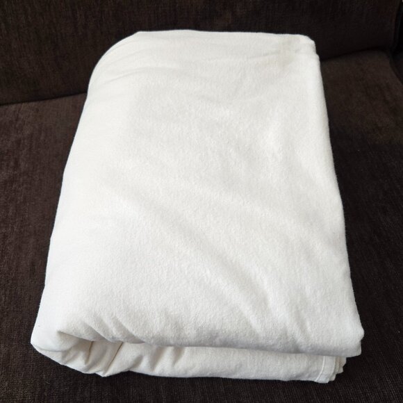 Lands' End | Bedding | Lands End Ivory Velvet Flannel Queen Flat Sheet ...